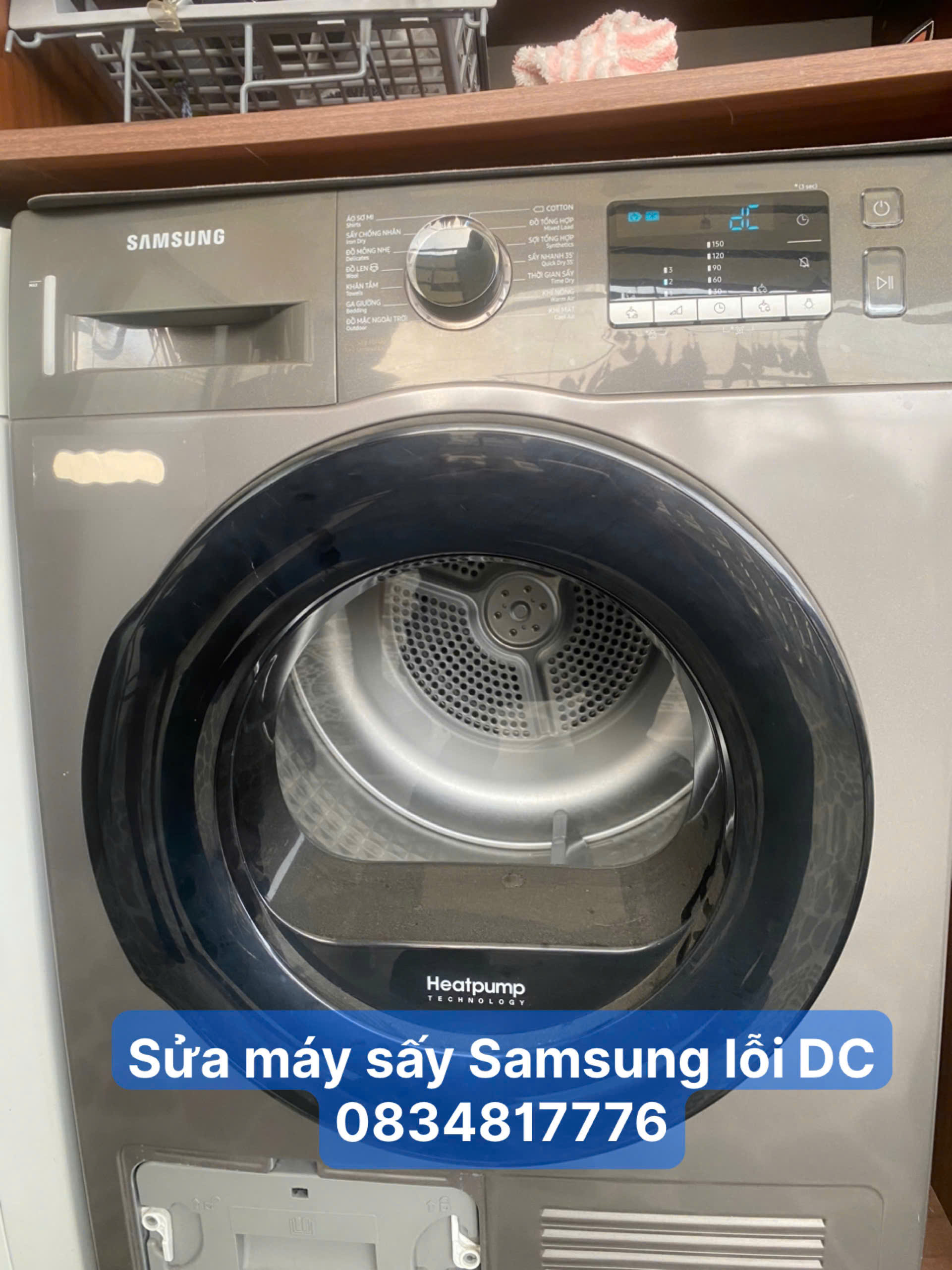 Máy sấy Samsung báo lỗi DC - 3 Cách khắc phục hiệu quả tại nhà