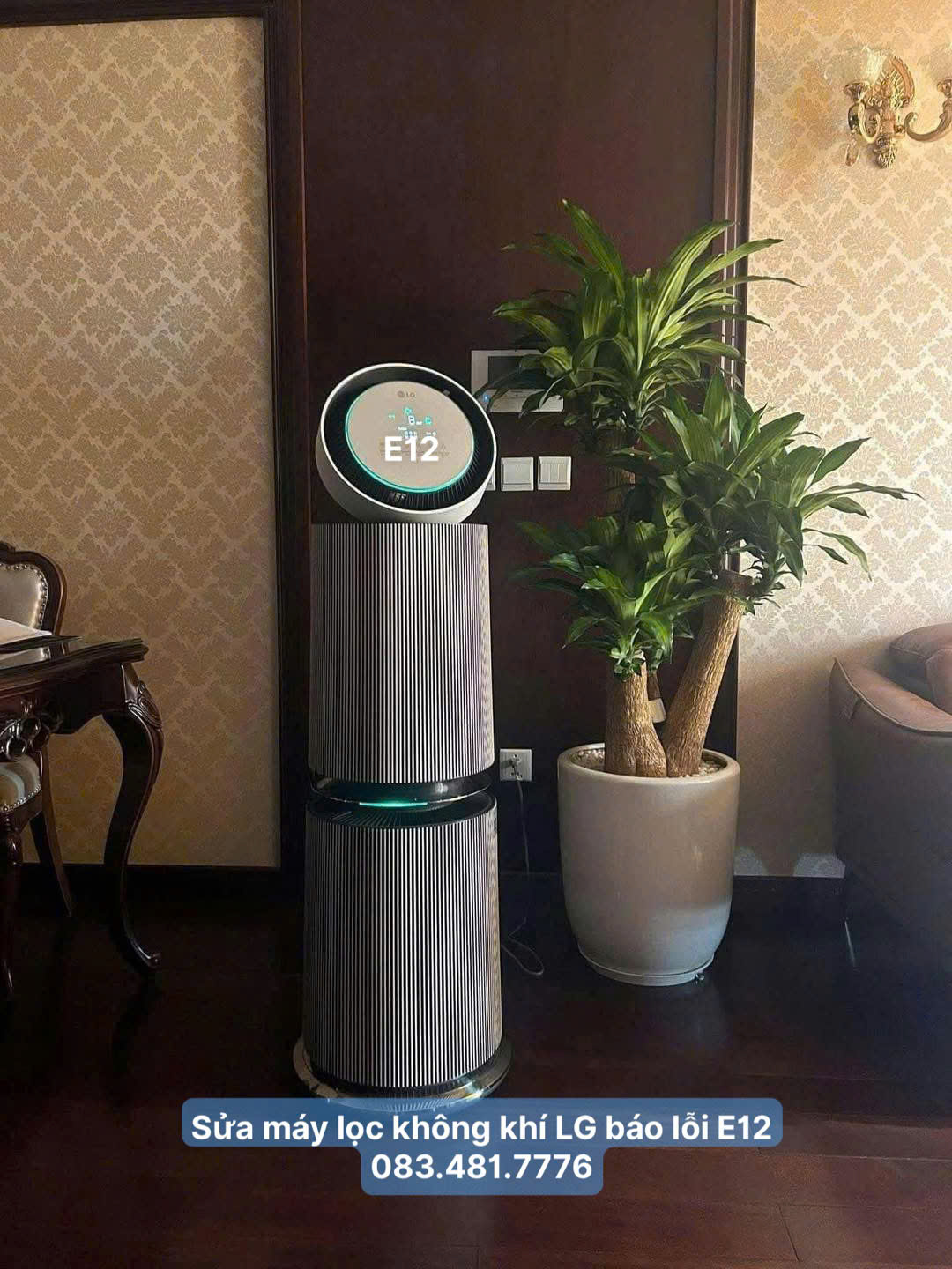 Máy lọc không khí LG báo lỗi E12 - Nguyên nhân và Cách xử lí tại nhà